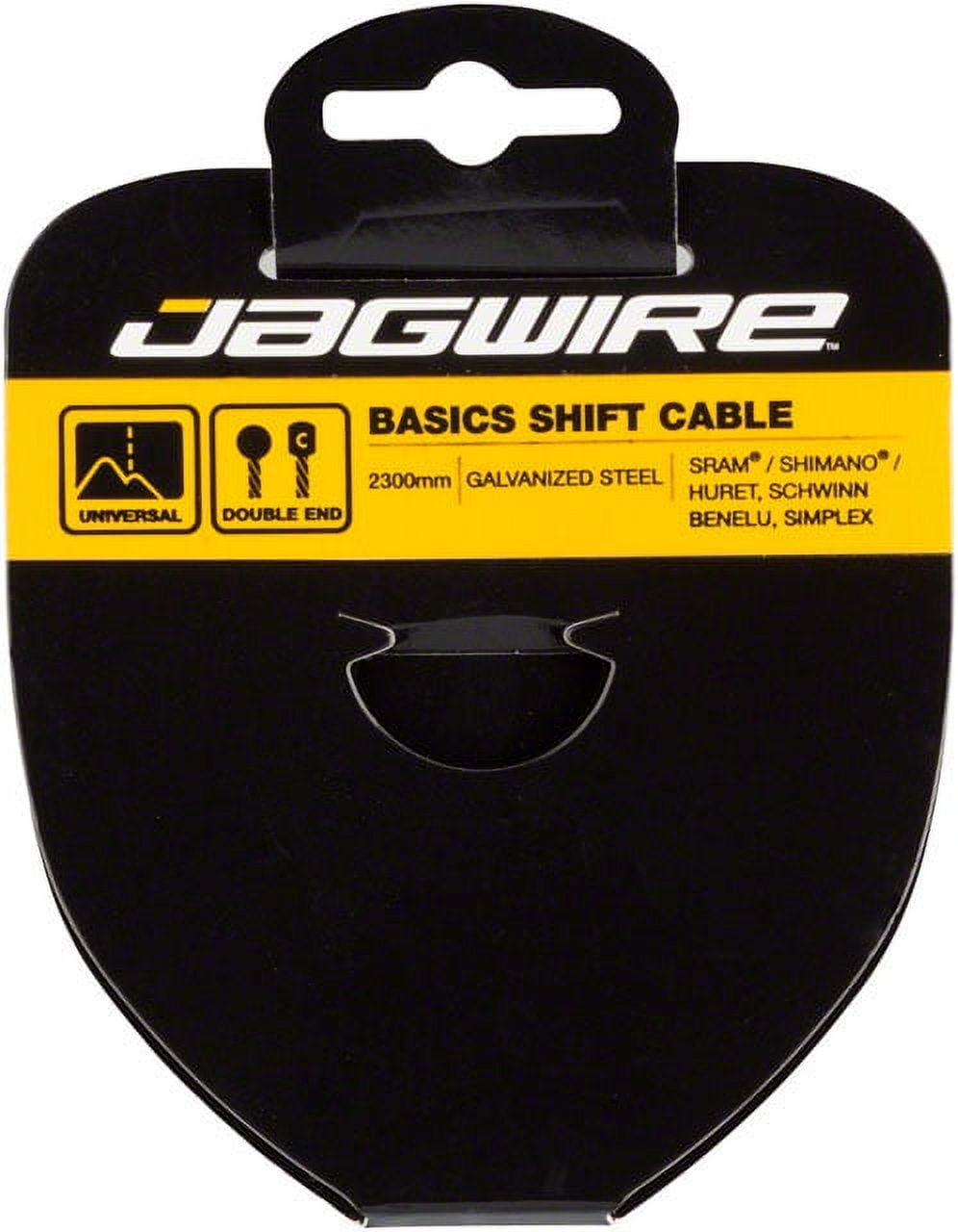 Jagwire Basics Shift Cable - 1.2 x 3050mm, Galvanized Steel, Shimano ...
