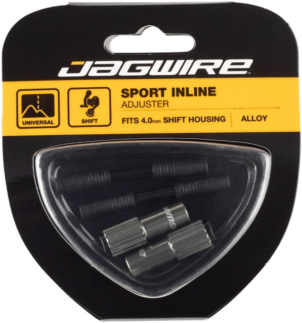 Jagwire Mini Inline Bicycle Cable Adjusters w/ End Caps - 2 Pieces ...