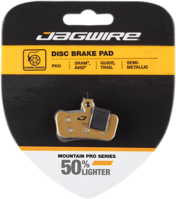 Jagwire Mountain Pro Alloy Semi-Metallic Disc Brake Pads Guide RSC/RS/R ...