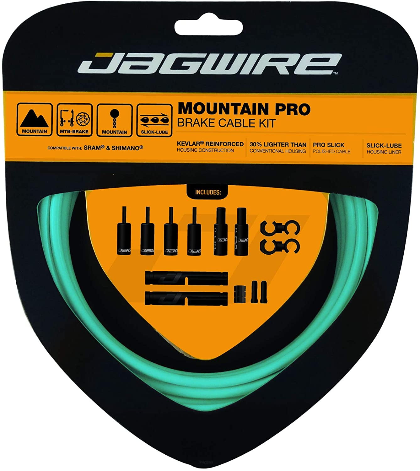 Jagwire PCK408 Cable and Sheath Kit Unisex Adult, Bianchi Celeste ...