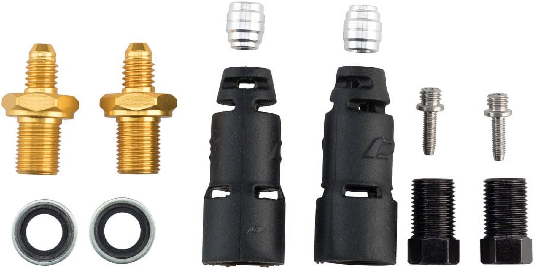 Jagwire Pro Disc Brake Hydraulic Hose Quick-Fit Adapters for SRAM/Avid ...