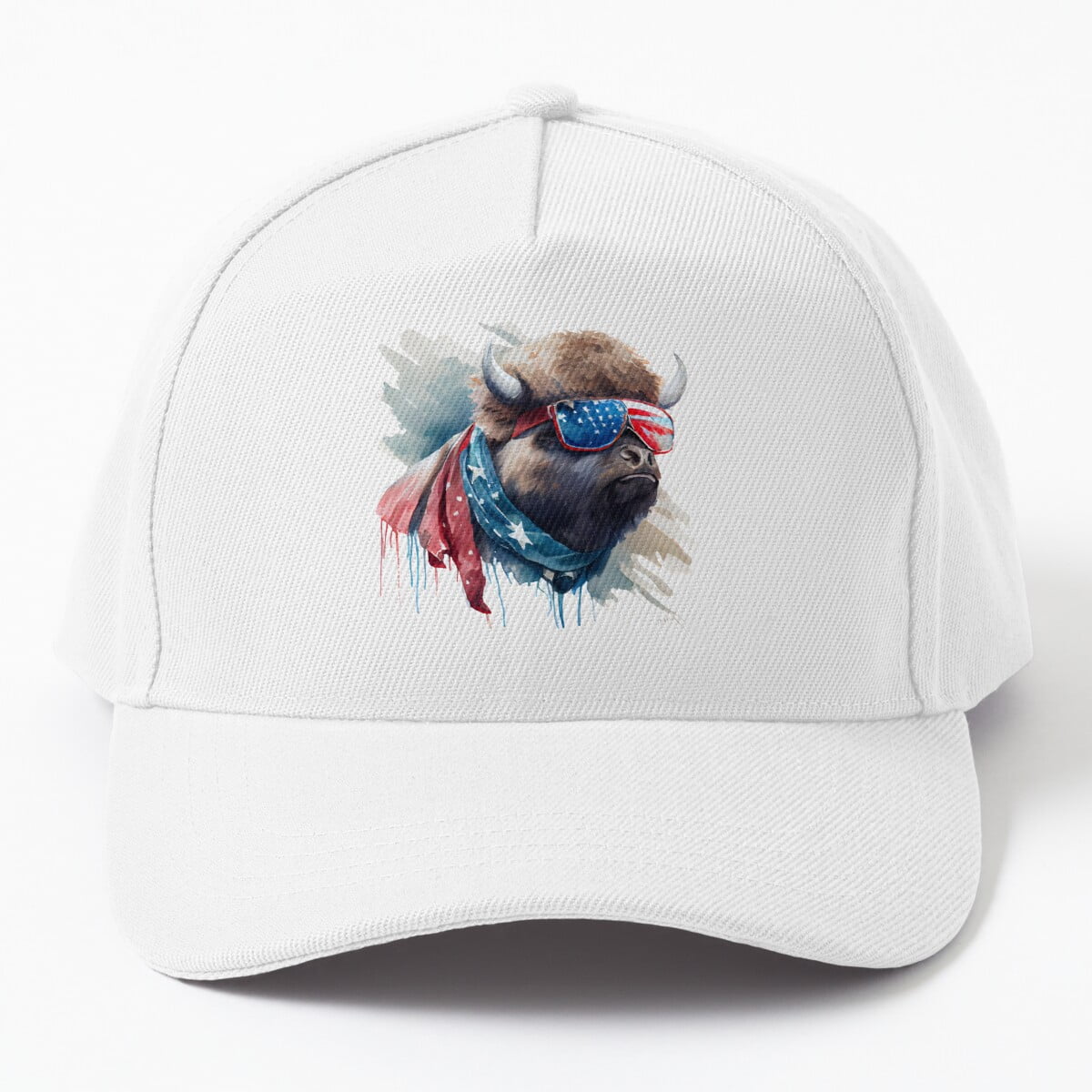 Jahat 4Th Of July - American Bison Cap Baseball Cap, Hats For Men, Gift ...