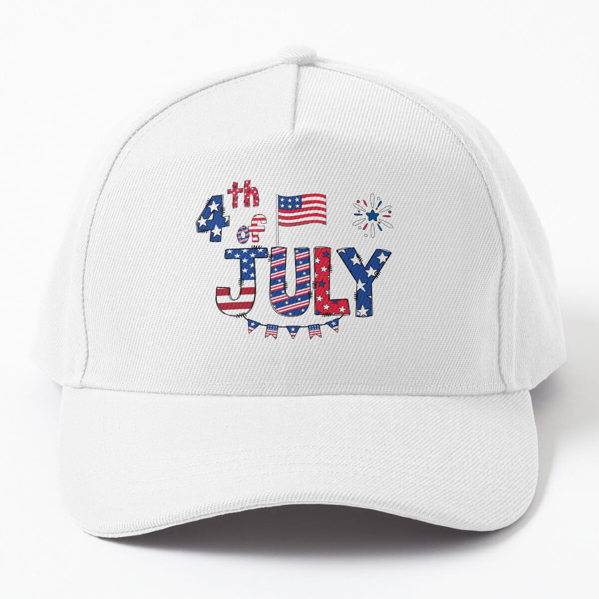 Jahat 4Th Of July. Happy Independence Day Handwritten Lettering.⁠ Cap ...
