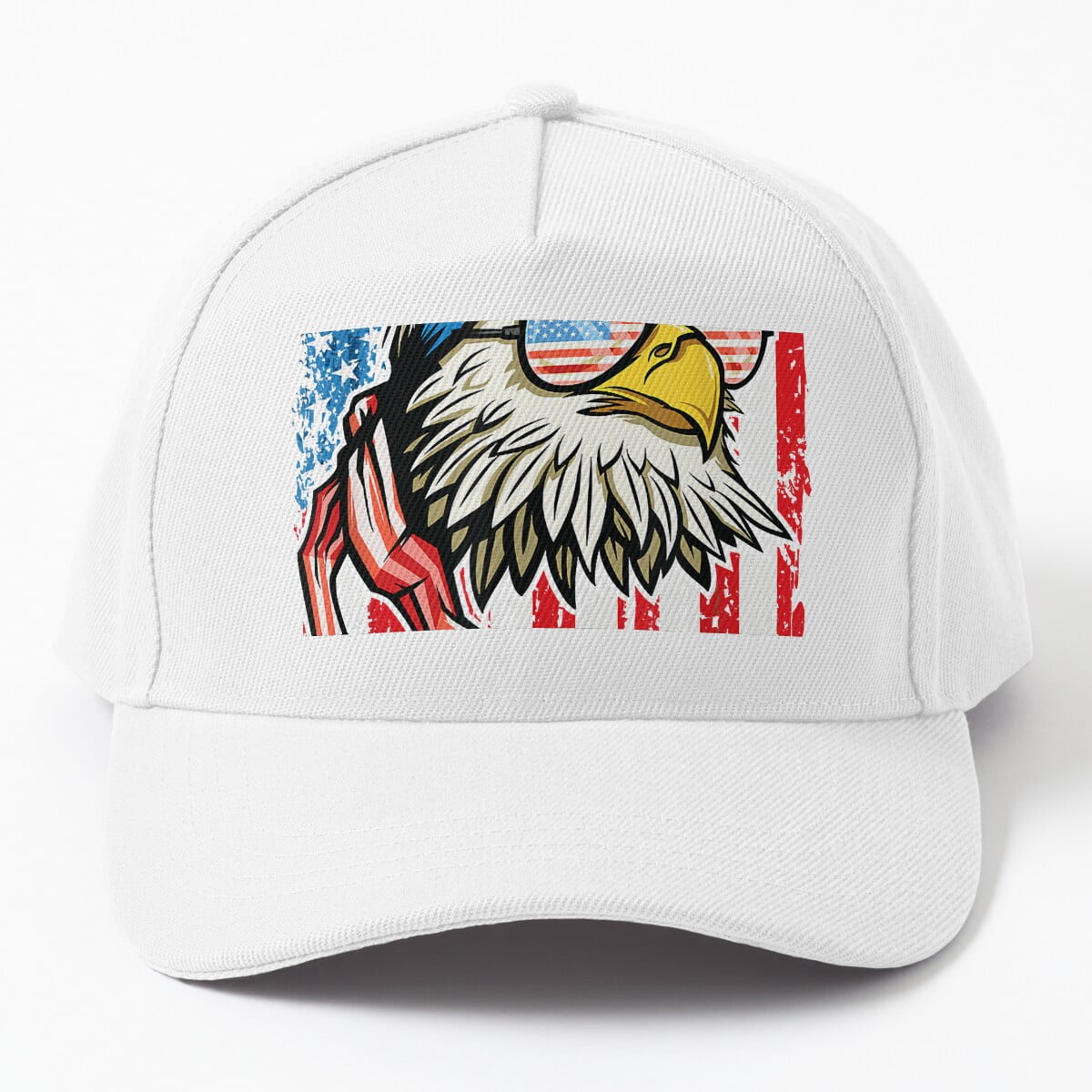 Jahat 4Th Of July Hat Bald Eagle Usa Flag Patriotic Merica Cap Baseball ...