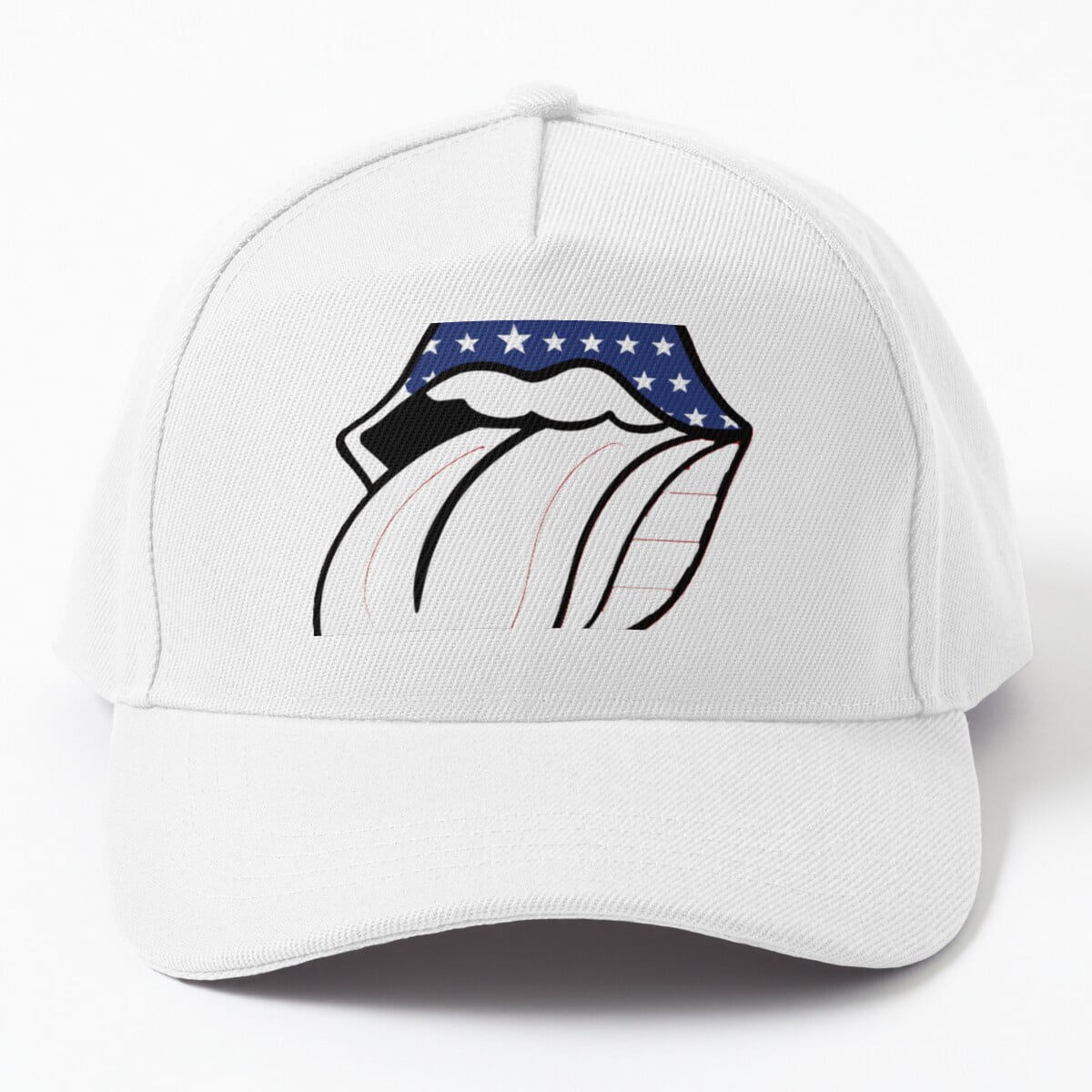 Jahat American Flag Lips Funny July 4Th Independence Day Cap Hats For ...