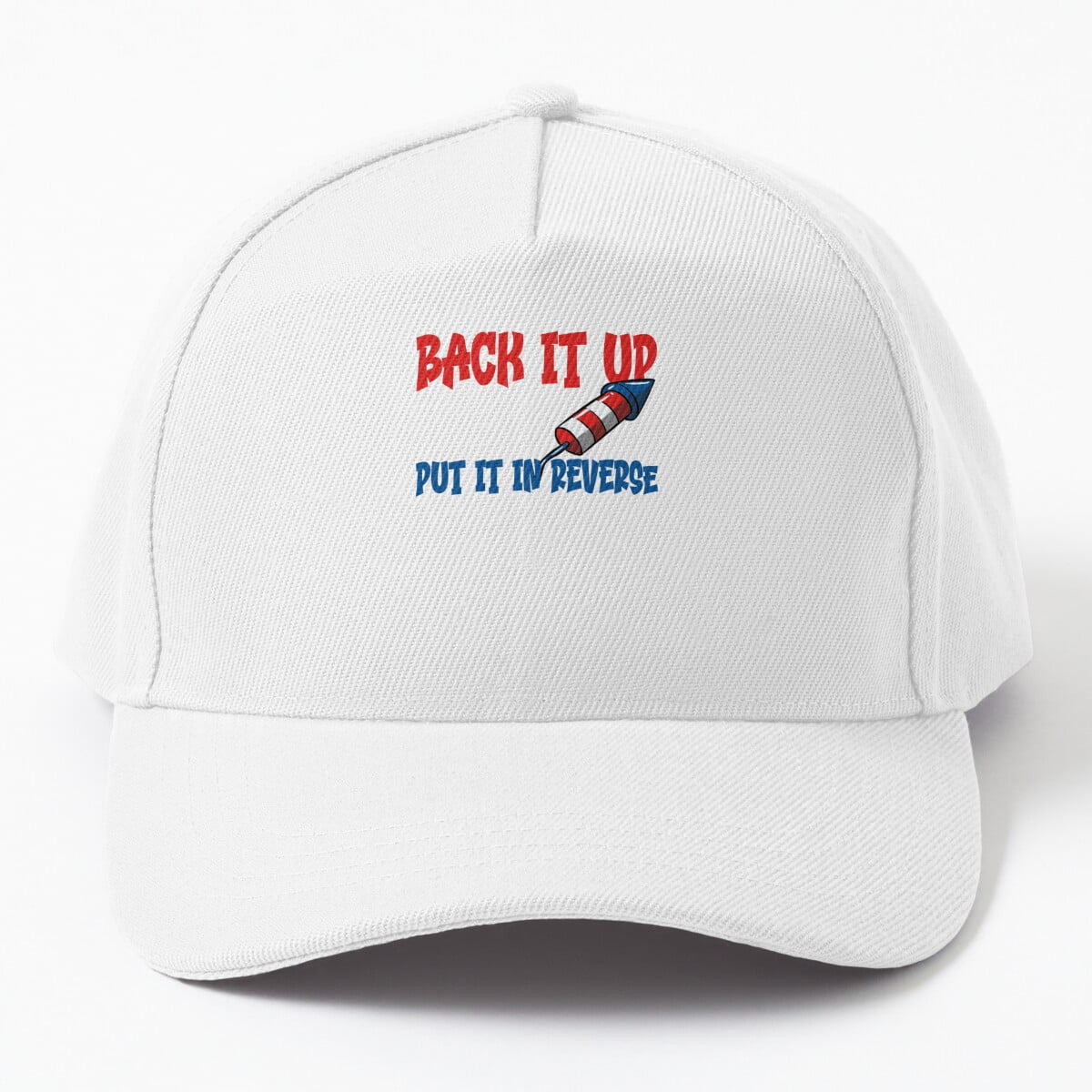 Jahat Back It Up Terry Put It In Reverse Fireworks 4Th Of July Gear Cap ...