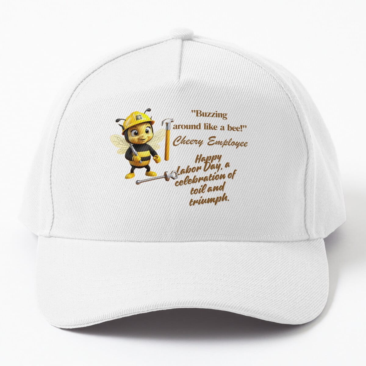 Jahat Busy Bee Happy Worker,Happy Labor Day Cap Hats For Men, Gift For ...