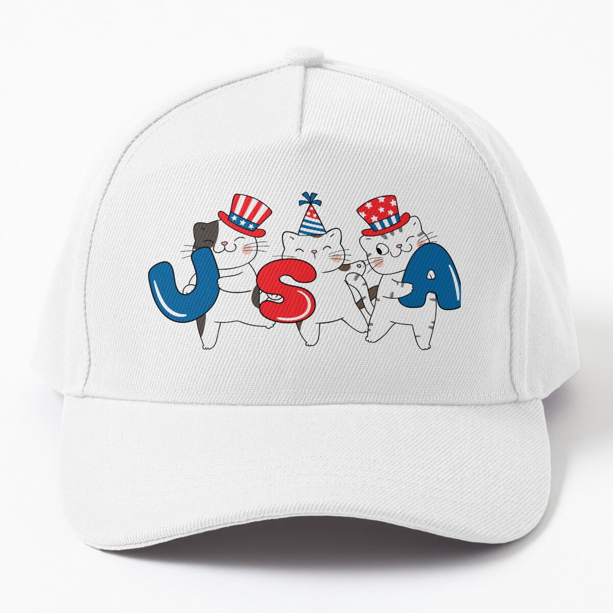 Jahat Cats Celebrating The Independence Day Cap Baseball Cap, Hats For ...