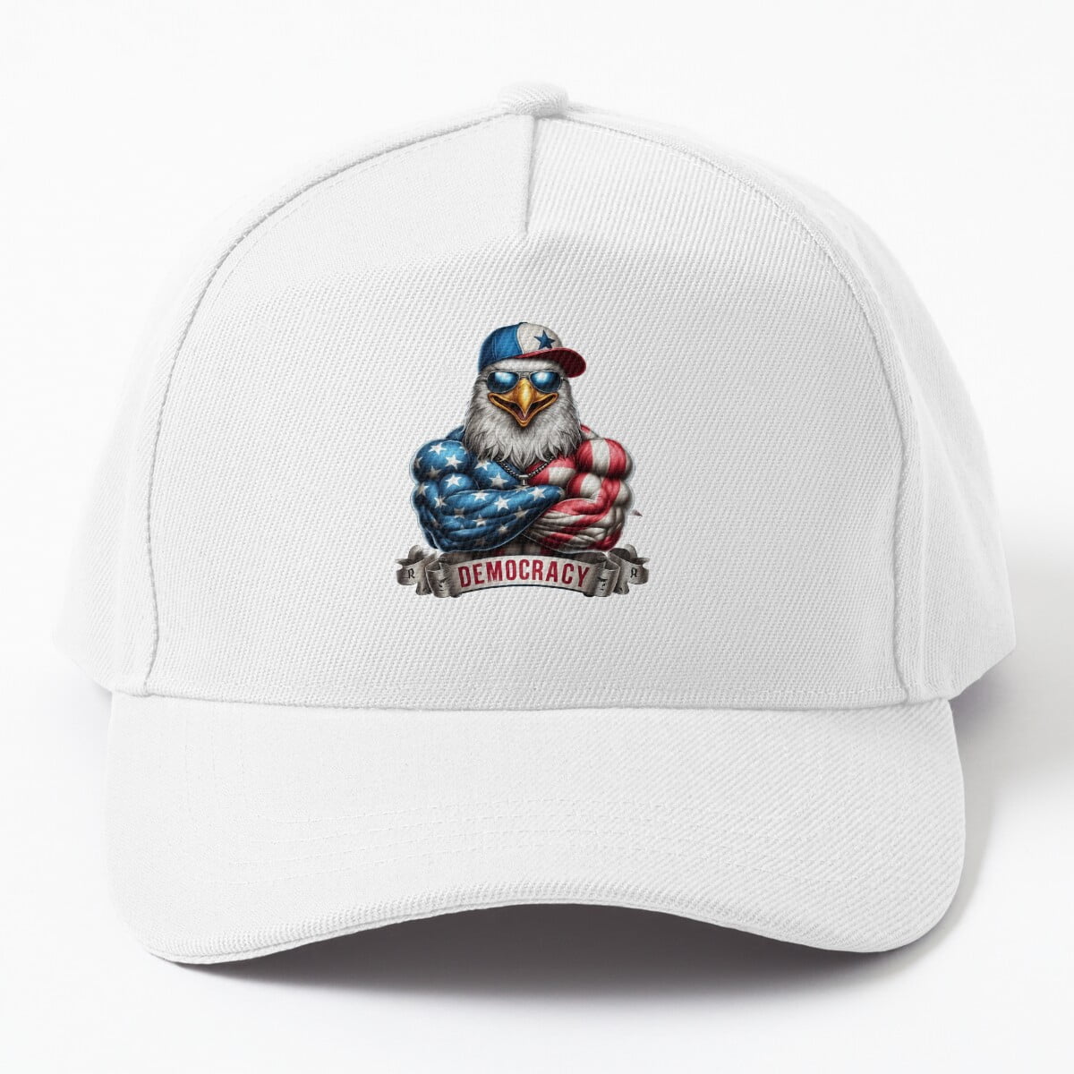 Jahat Democracy Eagle Design - Patriotic Stars And Stripes Design For ...