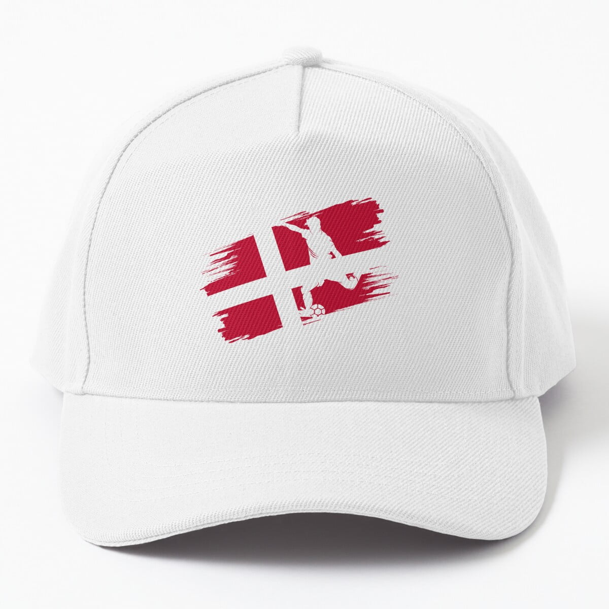 Jahat Denmark Flag Football Soccer Fan Jersey Cap Baseball Cap, Hats ...