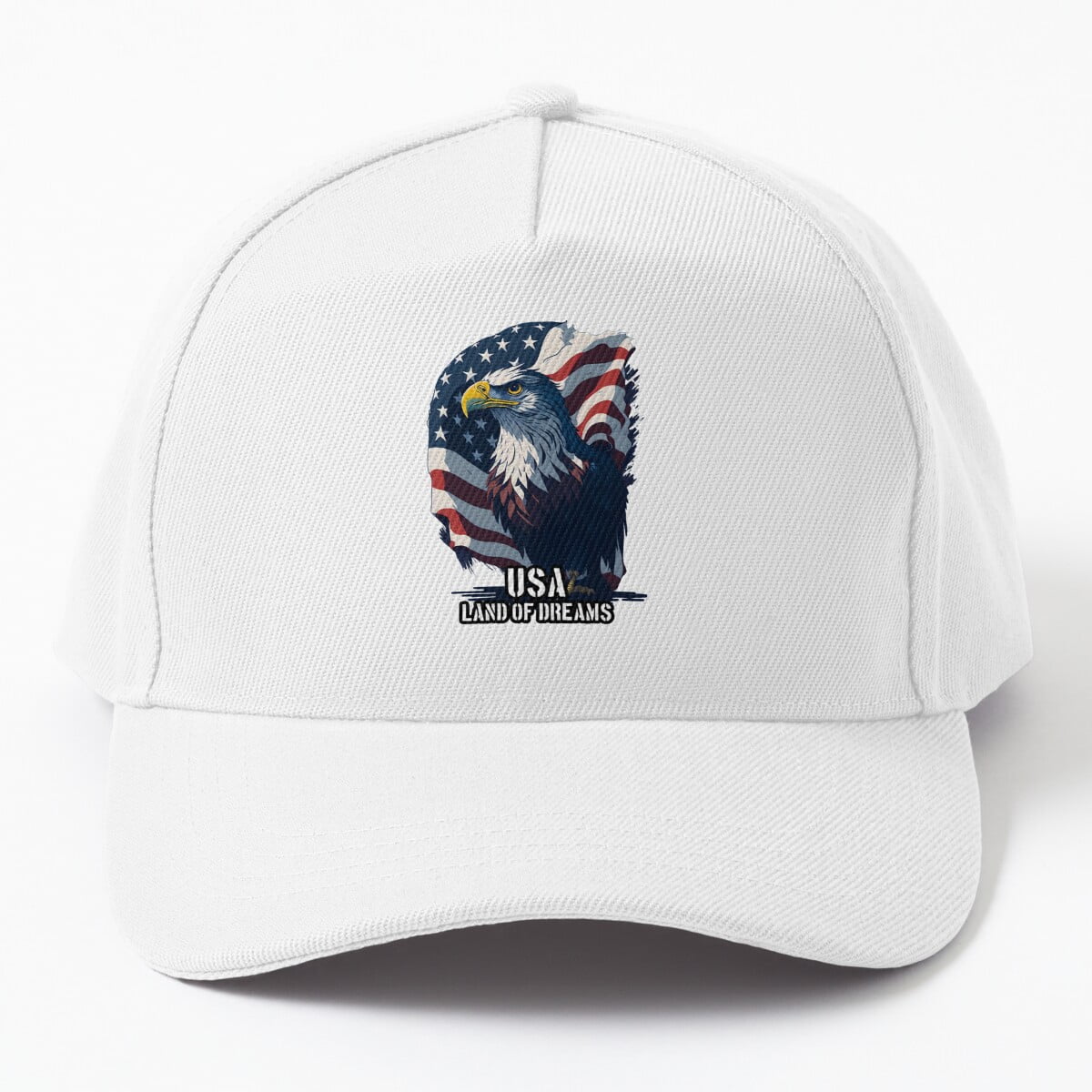 Jahat Eagle Flag, Land Of Dreams Cap Baseball Cap, Hats For Men, Gift ...