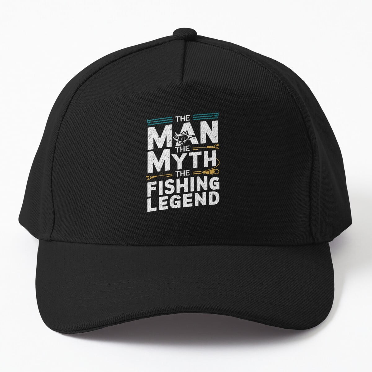 Jahat Father'S Day The Man, The Myth, The Fishing Legend Cap, Hats For Men, Gift For Him ...