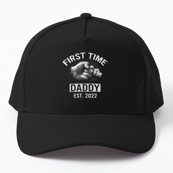 Jahat First Time Daddy New Dad Est 2022 Fathers Day Gift Cap, Hats For ...