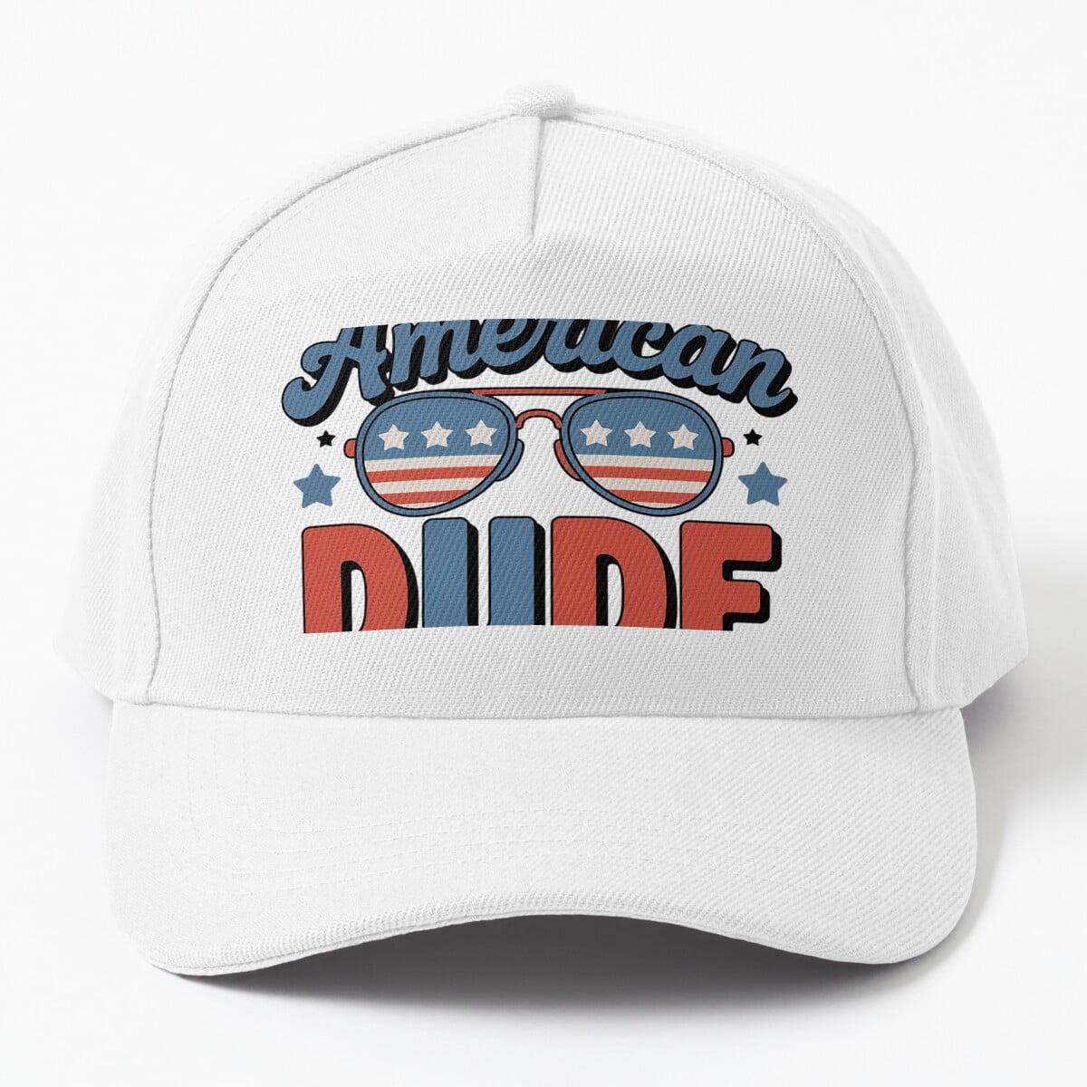 Jahat Fourth Of July, Red White & Blue, Independence Day Cap Baseball ...