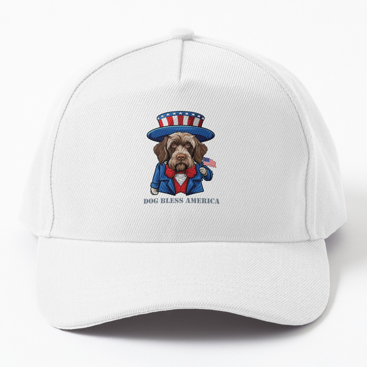 Jahat Funny 4Th Of July Wirehaired Pointing Griffon Dog Bless America ...