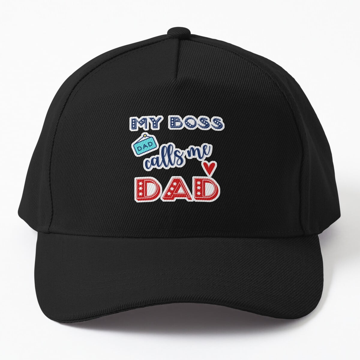 Jahat Happy Father'S Day My Boss Calls Me Dad Cap, Hats For Men, Gift ...