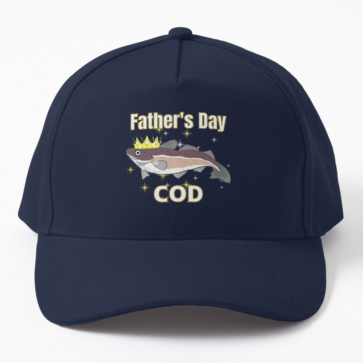 Jahat Happy Fathers Day For Funny Fishing Dad, Father'S Day Cod Cap ...
