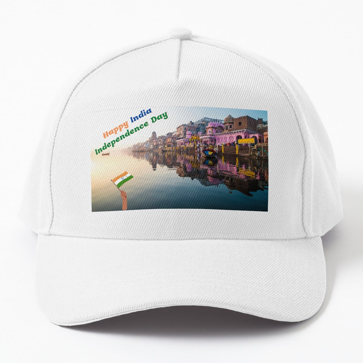 Jahat Happy Independence Day India 2021 Ganges River Cap Baseball Cap ...