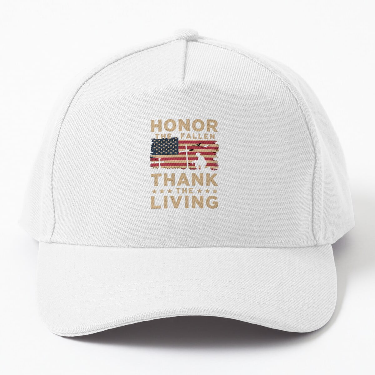 Jahat Honor The Fallen Veteran Memorial Day Cap Hats For Men, Gift For ...