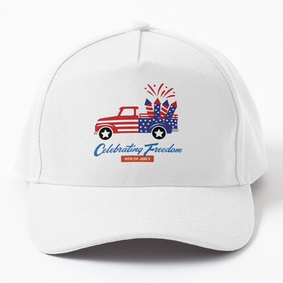 Jahat Independence Day - Celebrating 4Th Of July Cap Baseball Cap, Hats ...