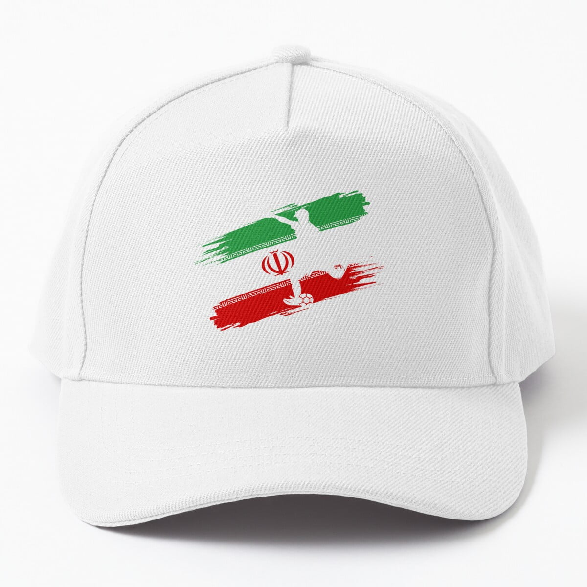 Jahat Iran Flag Football Soccer Fan Jersey Cap Baseball Cap, Hats For ...