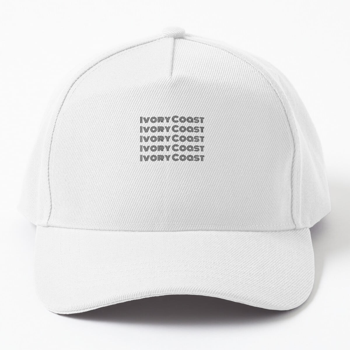 Jahat Ivory Coast Retro Repeating Ivory Coast Independence Day Cap ...