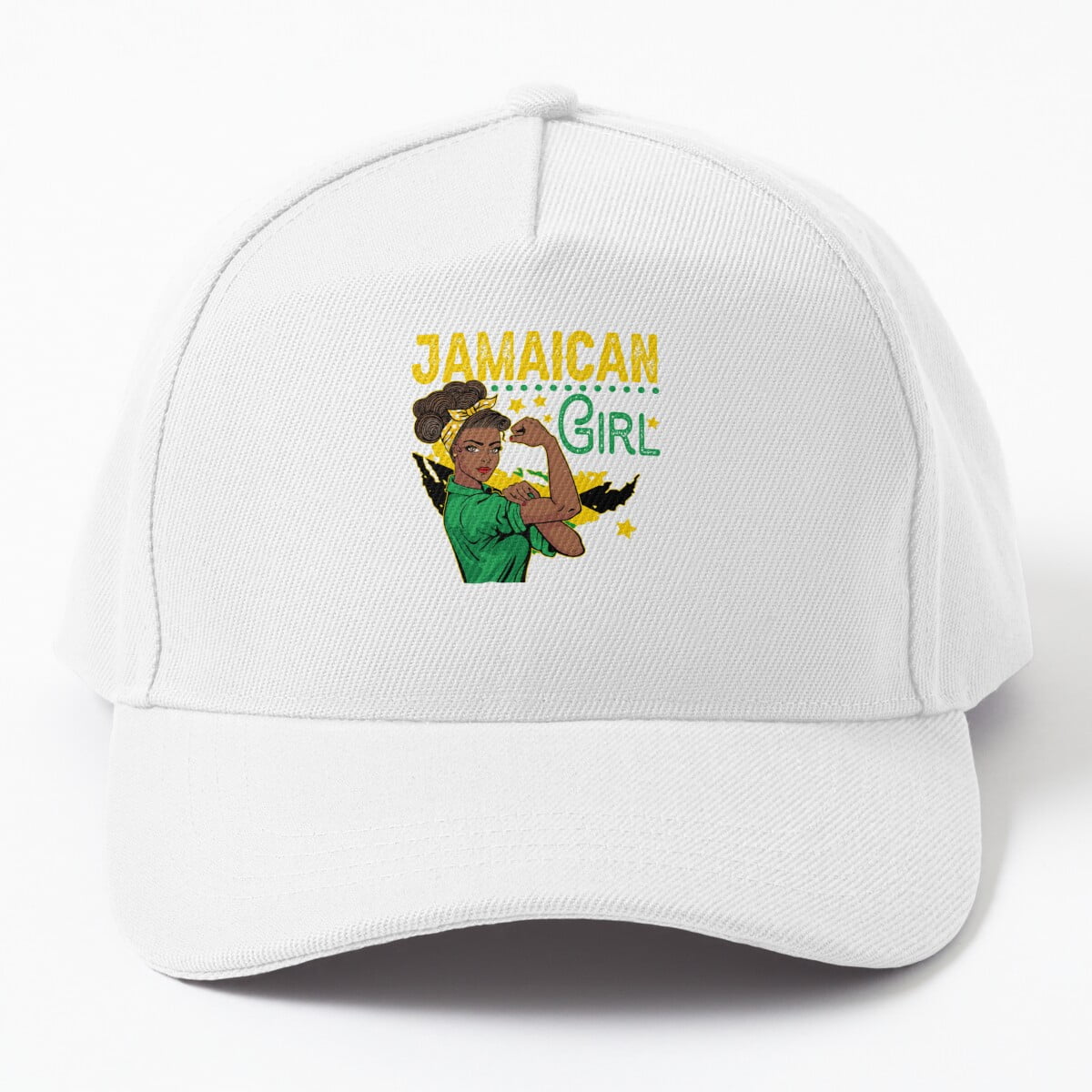 Jahat Jamaican Girl Jamaica 60Th Independence Day Cap Baseball Cap ...