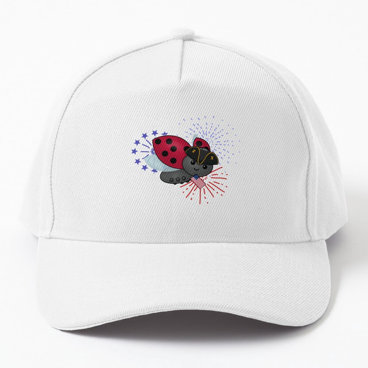 Jahat July 4Th Minuteman Ladybug Cap Baseball Cap, Hats For Men, Gift ...