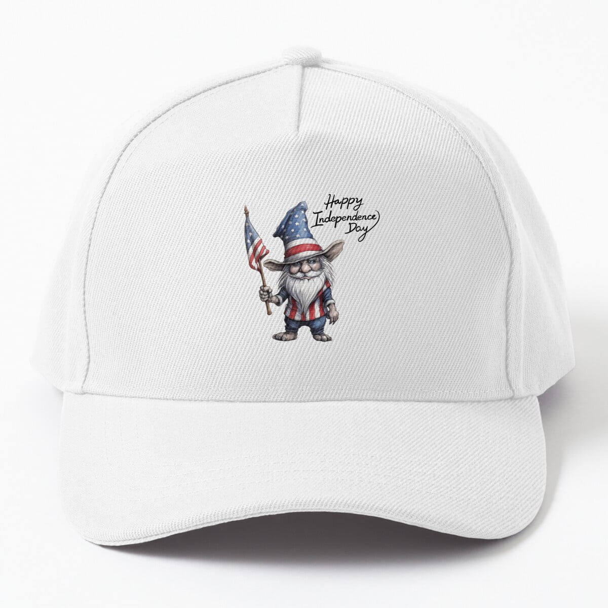 Jahat Land Of The Free White Rae Dunn Inspired Farmhouse Decor Cap ...