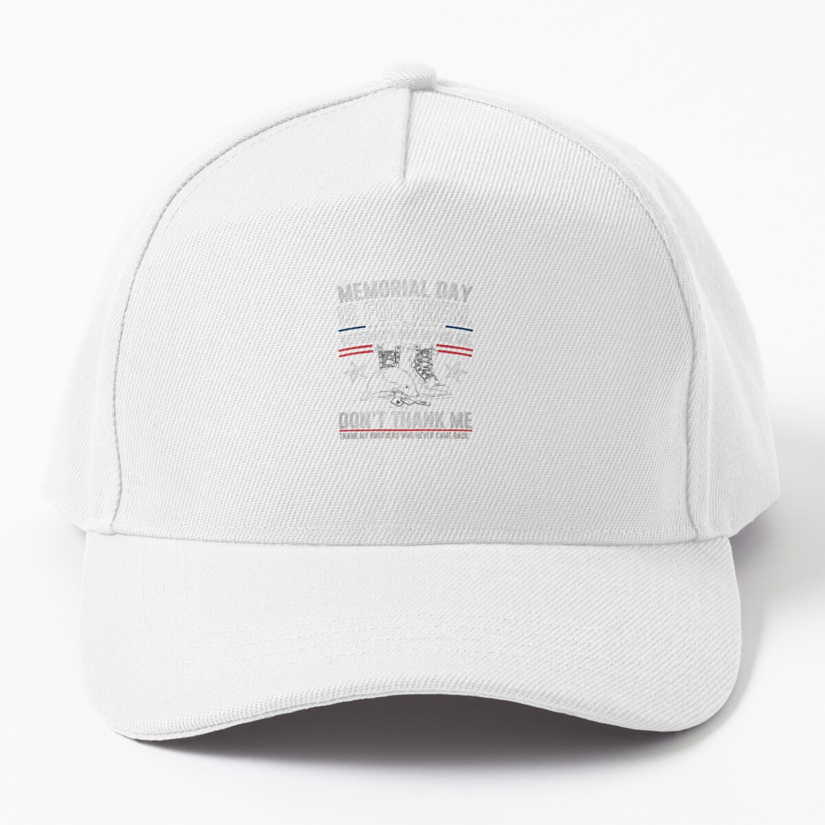 Jahat Memorial Day Is For Them Veteran'S Day Is For Me 2 Cap Baseball ...