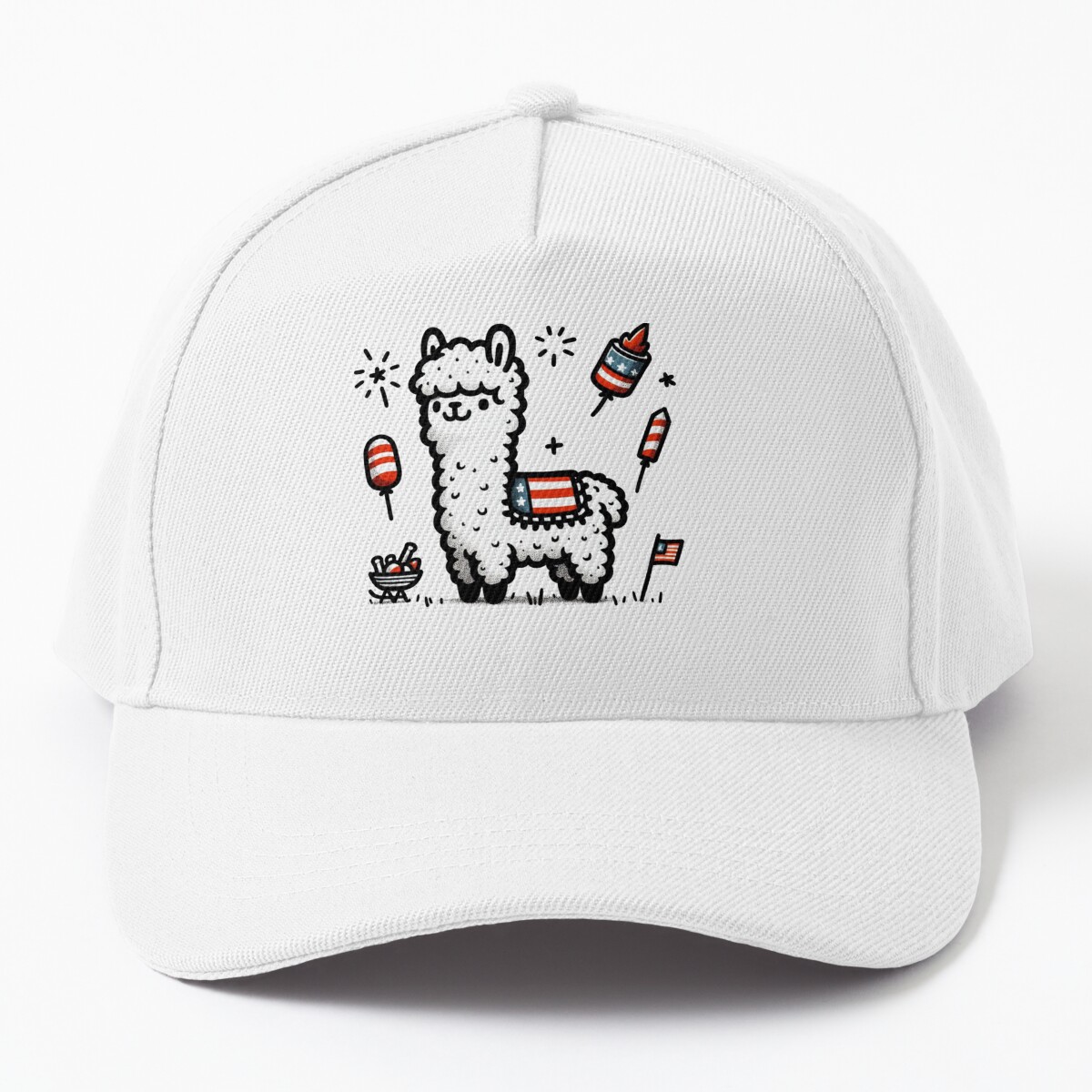 Jahat Patriotic Chickens With American Flag Cap Baseball Cap, Hats For ...