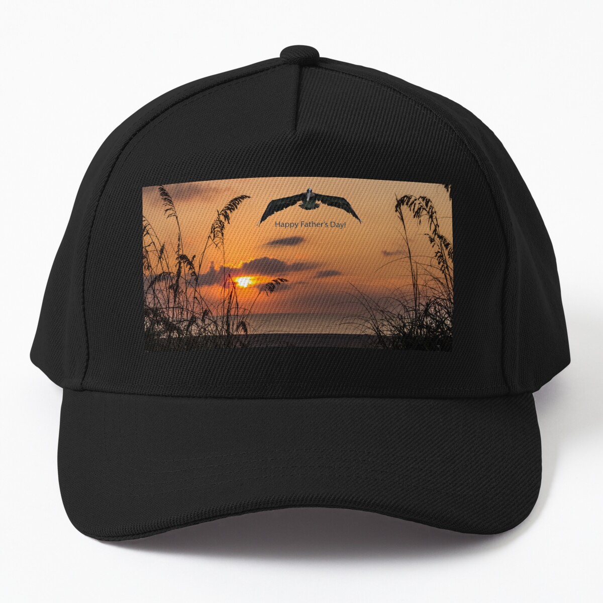 Jahat Pelican At Sunrise. Happy Father'S Day Cap, Hats For Men, Gift ...