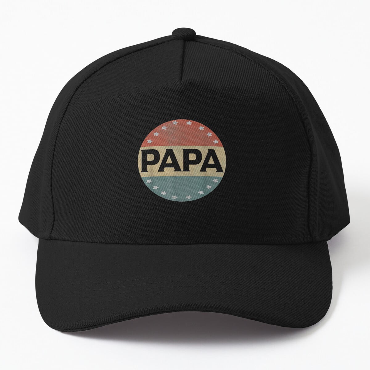 Jahat Proud Papa Fathers Day American Flag Button 4Th Of July Cap, Hats ...