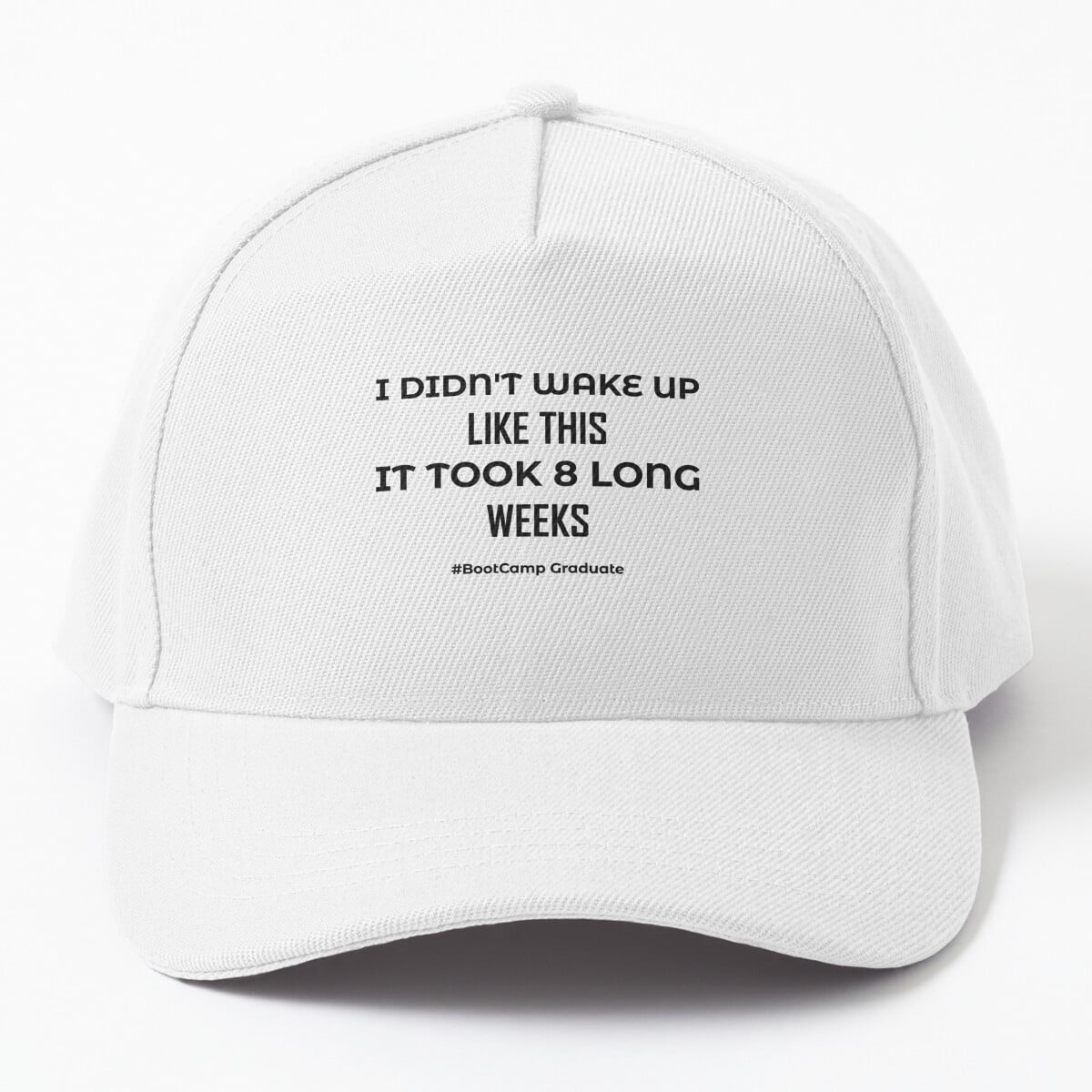 Jahat Red I Didn’T Wake Up Like This..Bootcamp Grad! Cap Hats For Men ...