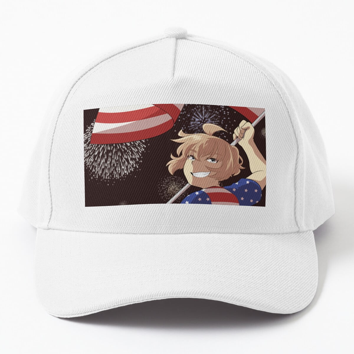 Jahat Red, White And Blue Heart Cap Baseball Cap, Hats For Men, Gift ...