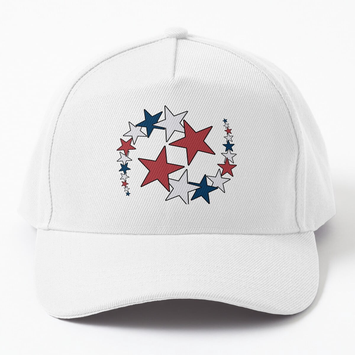 Jahat Red, White And Blue Stars Cap Hats For Men, Gift For Him ...