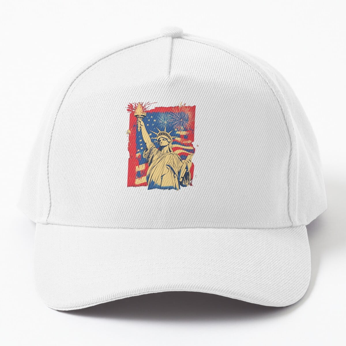 Jahat Statue Of Liberty – Fireworks Celebration Cap Hats For Men, Gift ...
