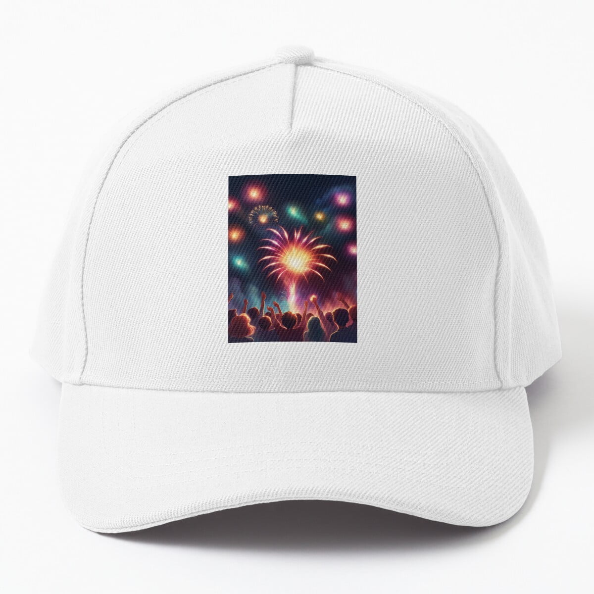 Jahat Stunning Fire Works Show Cap Baseball Cap, Hats For Men, Gift For ...