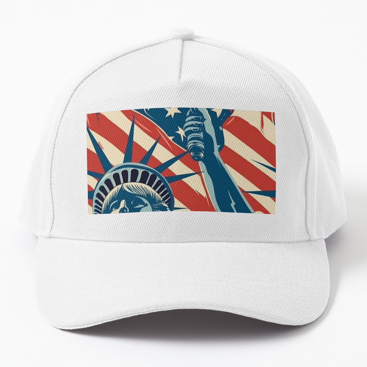 Jahat The Statue Of Liberty With American Flag Cap Baseball Cap, Hats ...