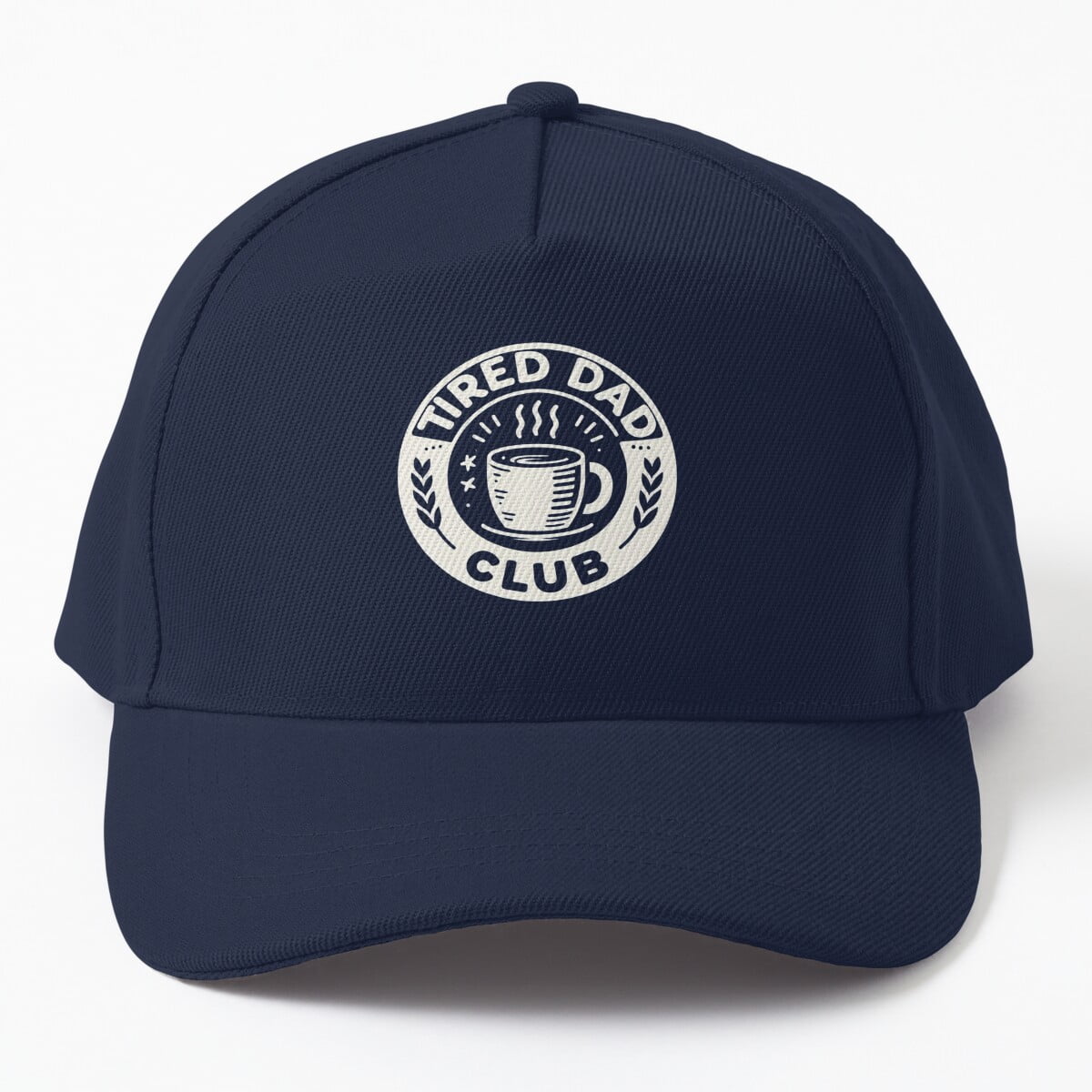 Jahat Tired Dad Club Logo 1 White Cap, Hats For Men, Gift For Him ...