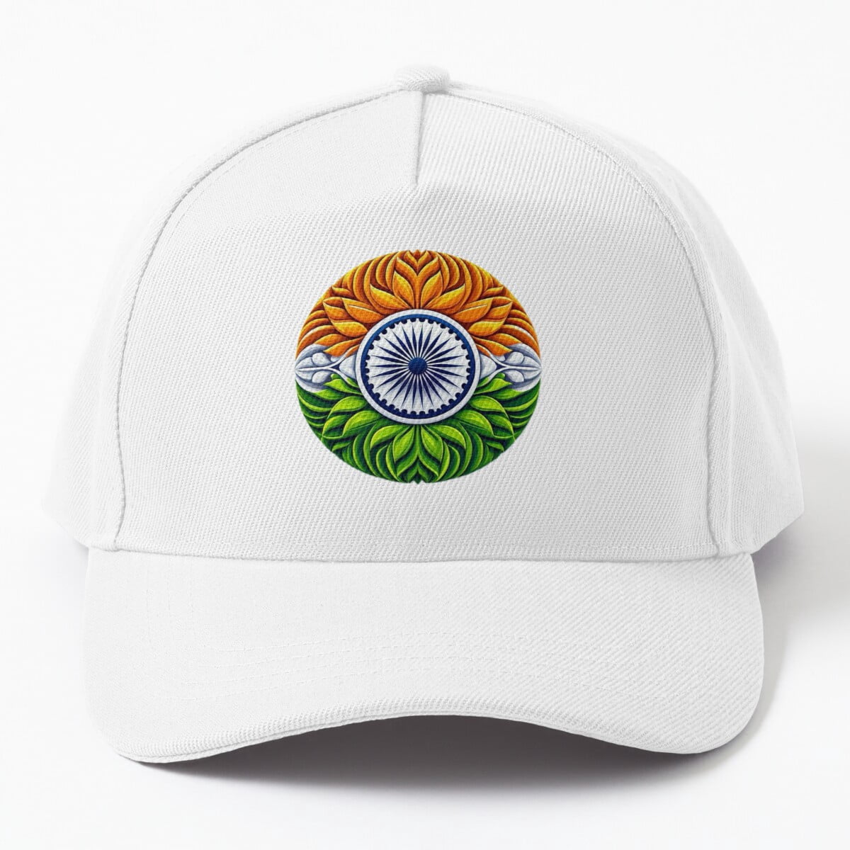 Jahat Vibrant Indian Tricolor Mandala Art Cap Hats For Men, Gift For ...