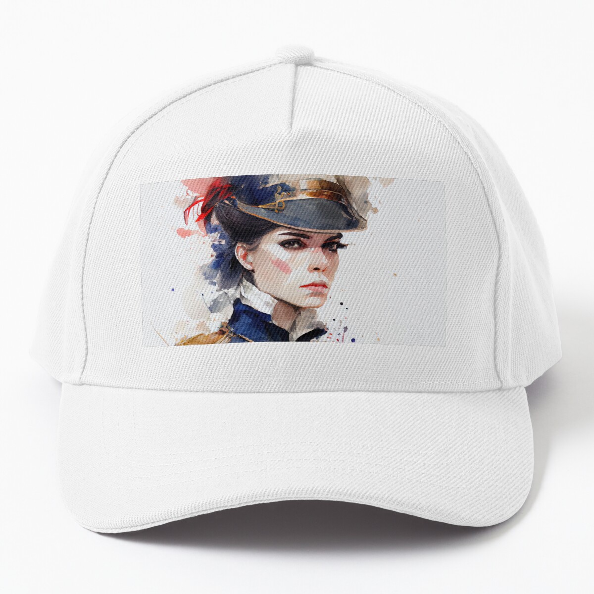 Jahat Watercolor Napoleonic Soldier Woman #1 Cap Hats For Men, Gift For ...