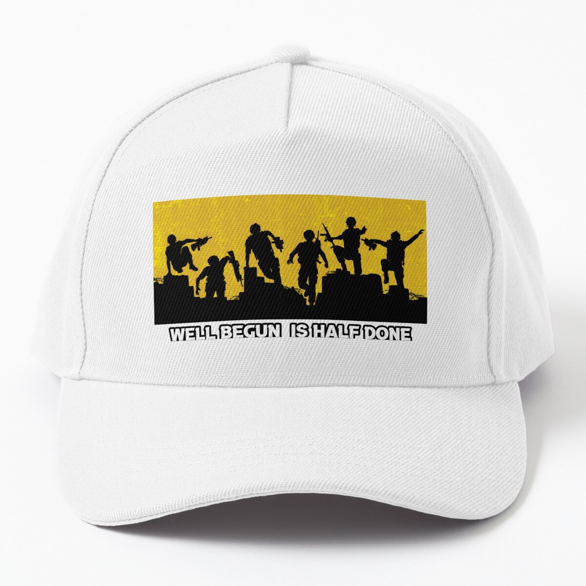 Jahat Well Begun Is Half Done Game Cap Hats For Men, Gift For Him ...