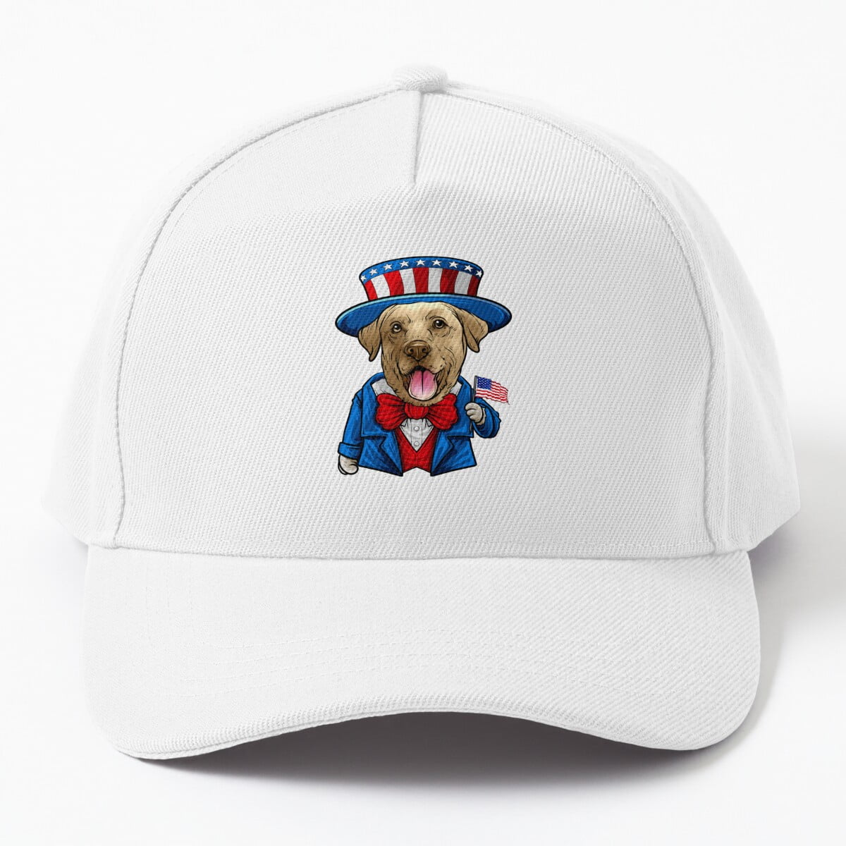 Jahat Yellow Labrador Retriever 4Th Of July Cap Baseball Cap, Hats For ...