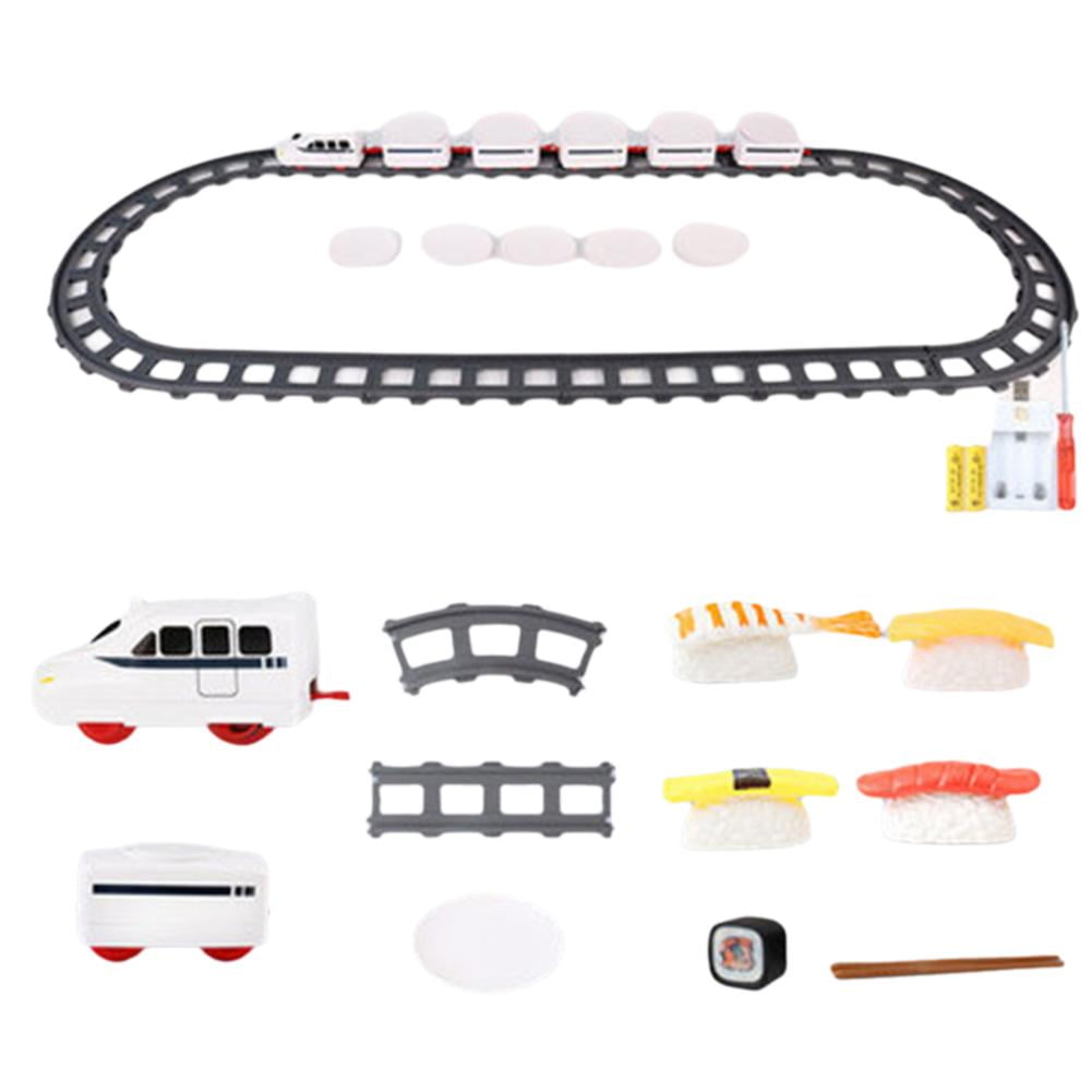 Jahhsay® Track Dining Table Props Rotating Small Train Tableware ...