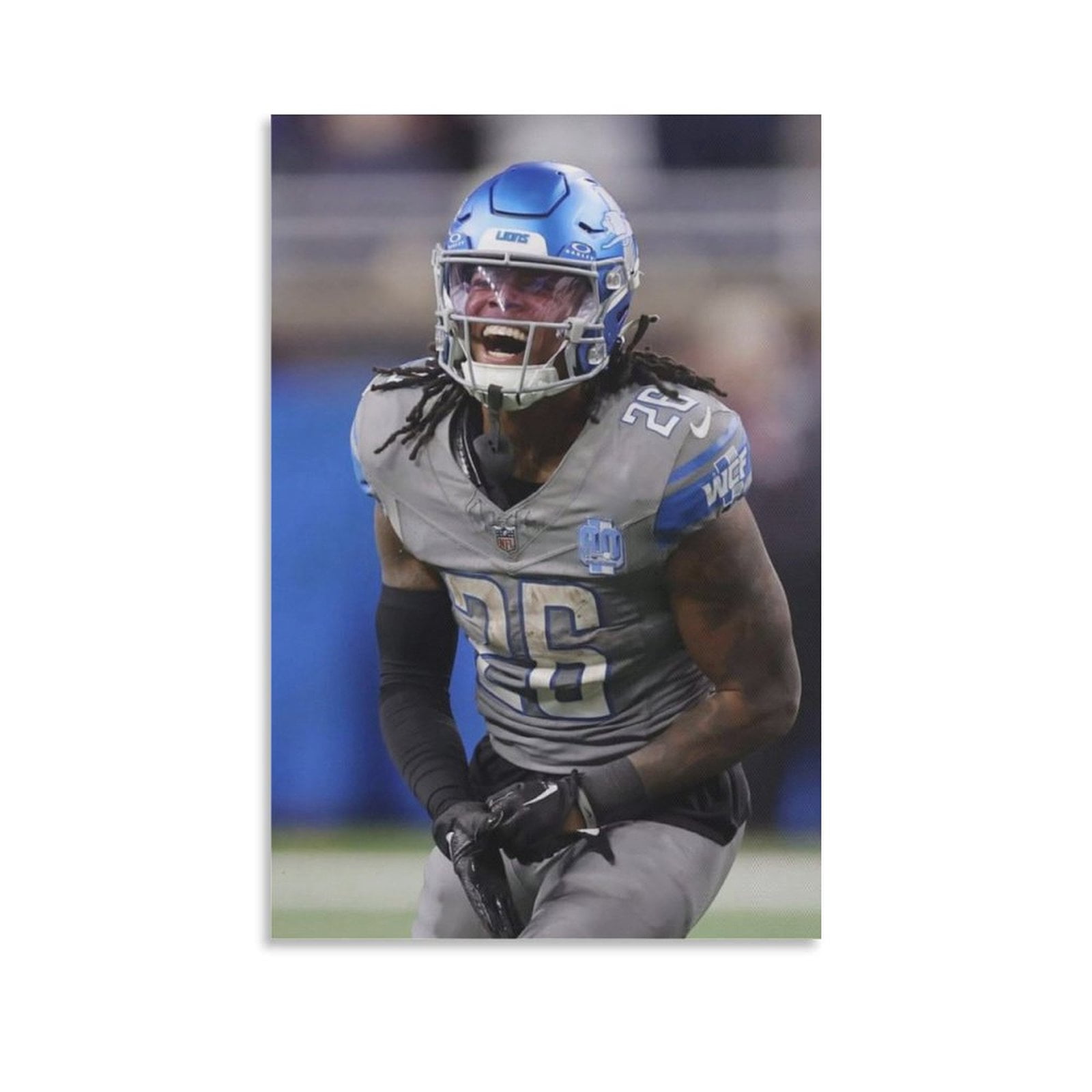 Jahmyr Gibbs Poster Canvas Poster Room Aesthetic Poster Print Art Wall ...