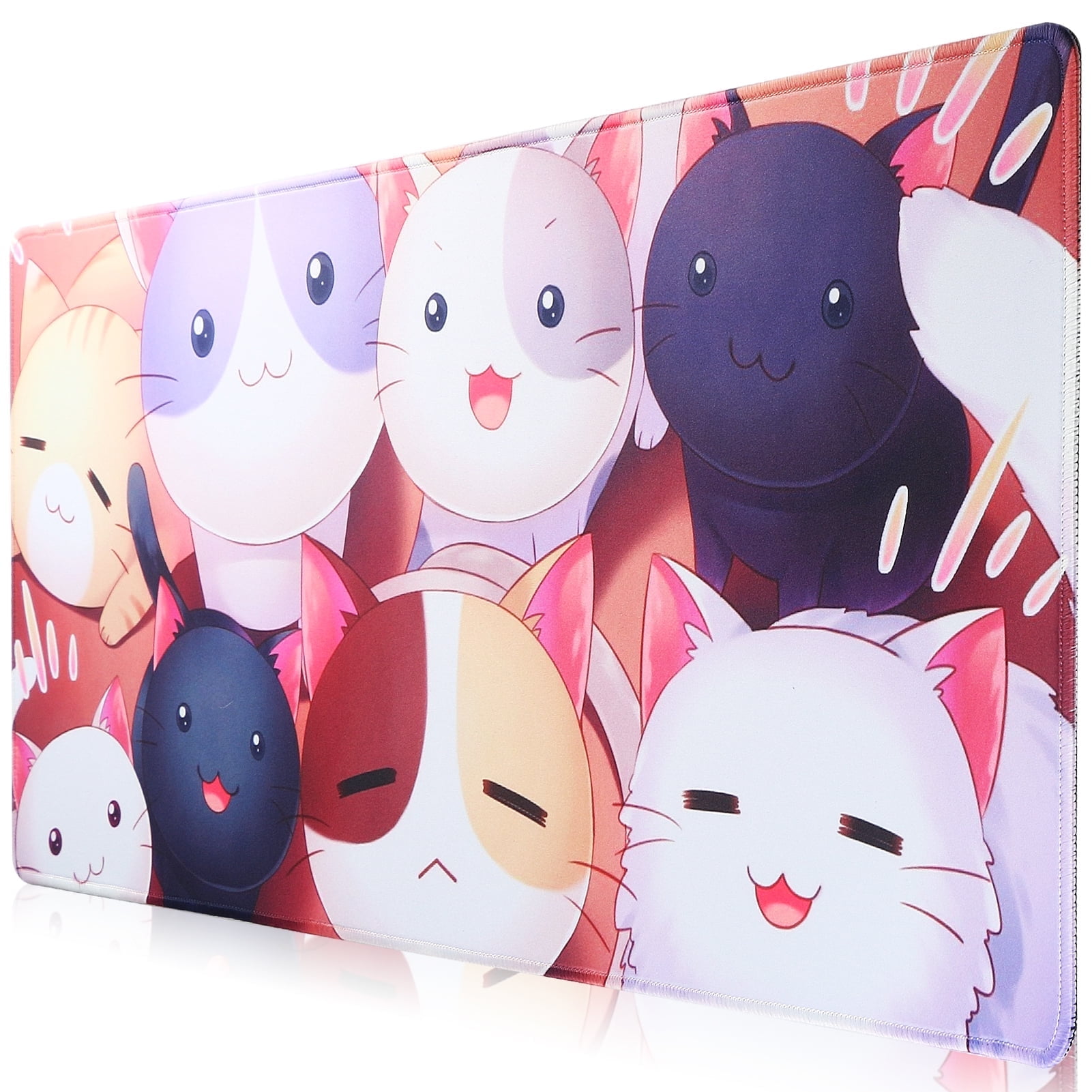 Jahosin Large Gaming Mouse Pad with Stitched Edges,[35.4x15.7In ...