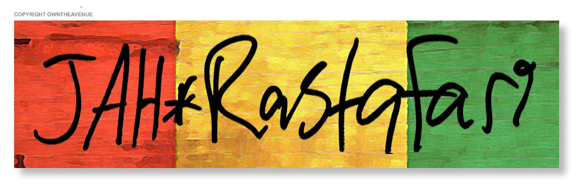 Jahrastafari Rastafarian Reggae Vintage Style V01 Car Truck Sticker ...