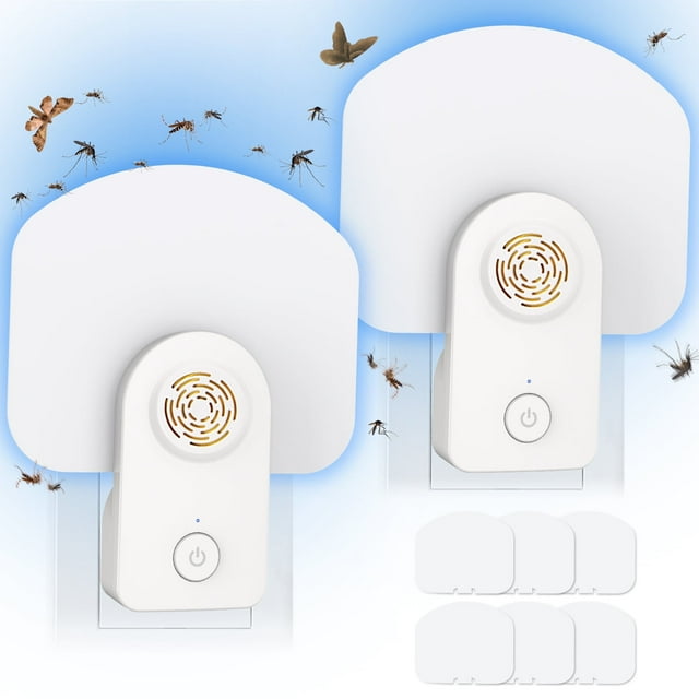Jahy2Tech 4 Pack Plug-in Ultrasonic Pest Repellent Flying Insect Trap ...