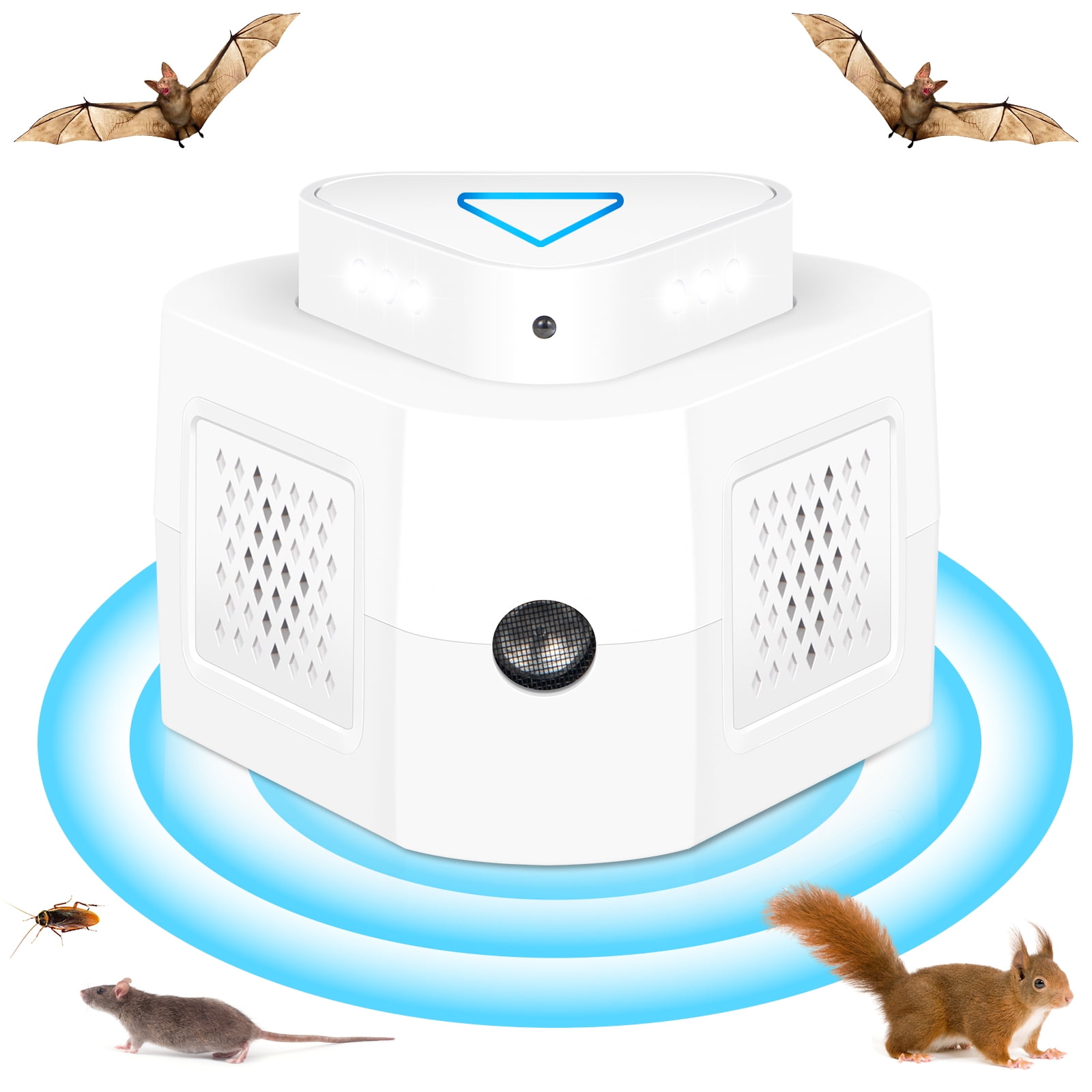 Jahy2Tech Ultrasonic Pest Repeller, Electric Mouse Deterrent Indoor ...